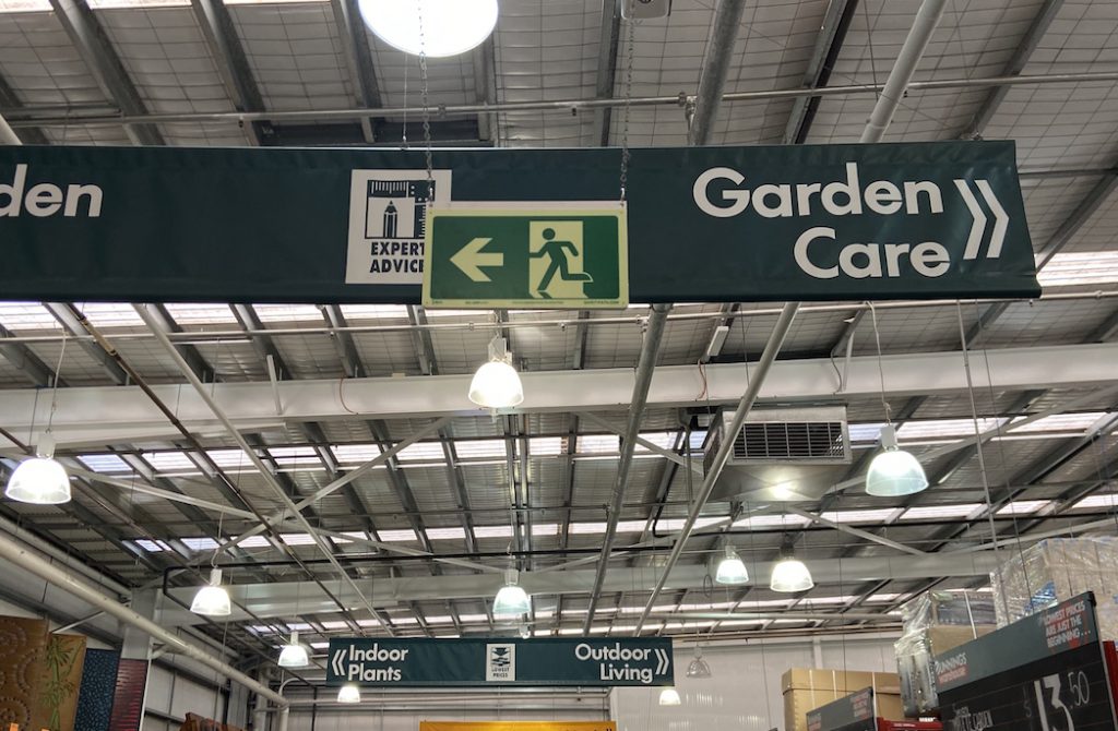 Zero emissions, zero batteries, zero eWaste – photoluminescent exit signs